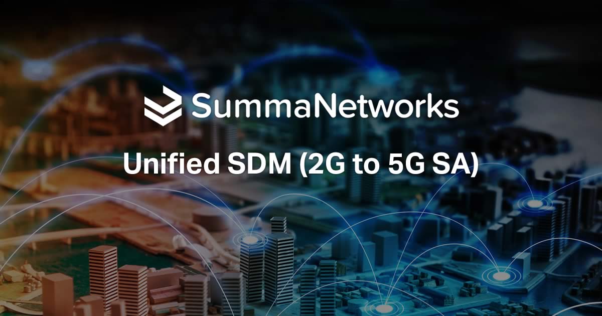 Unified SDM (2G to 5G SA)